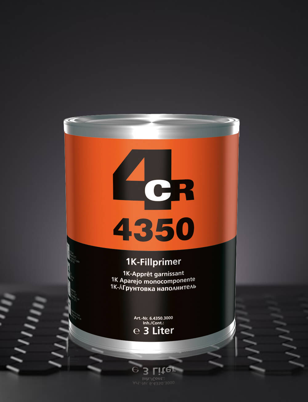 4CR 4350 1K Fill Primer Gray 3 L – 4cr USA
